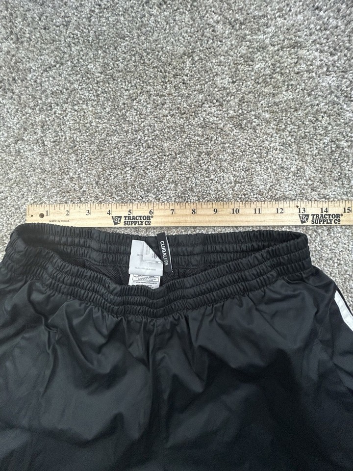 Adidas Climalite Women's Track Pants Black White 3-Stripes ~ Size ...