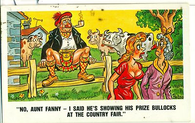 POSTCARD COMIC SUNNY PEDRO Series No 265 PRIZE BULLOCKS KILT | eBay