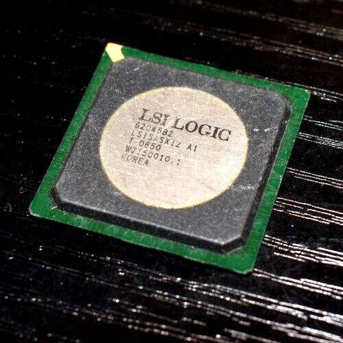 LSI 84B2 lot 30 BGA GOLD CORNER gold scrap flat pack chip COPPERTOP ...