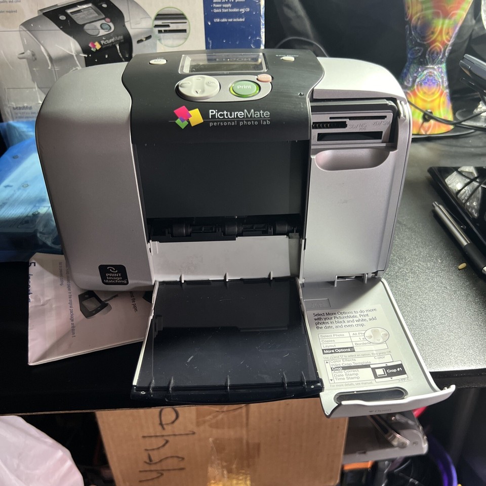 Epson PictureMate B271A Digital Photo Inkjet Personal Lab Printer No CD ...