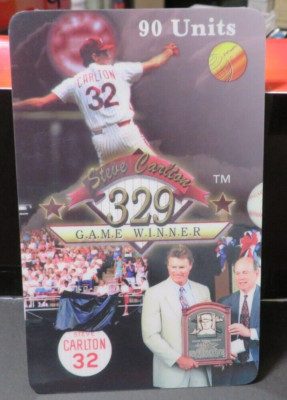 OS423 DESTINY TELECOM JUMBO PHONE CARD STEVE CARLTON | eBay