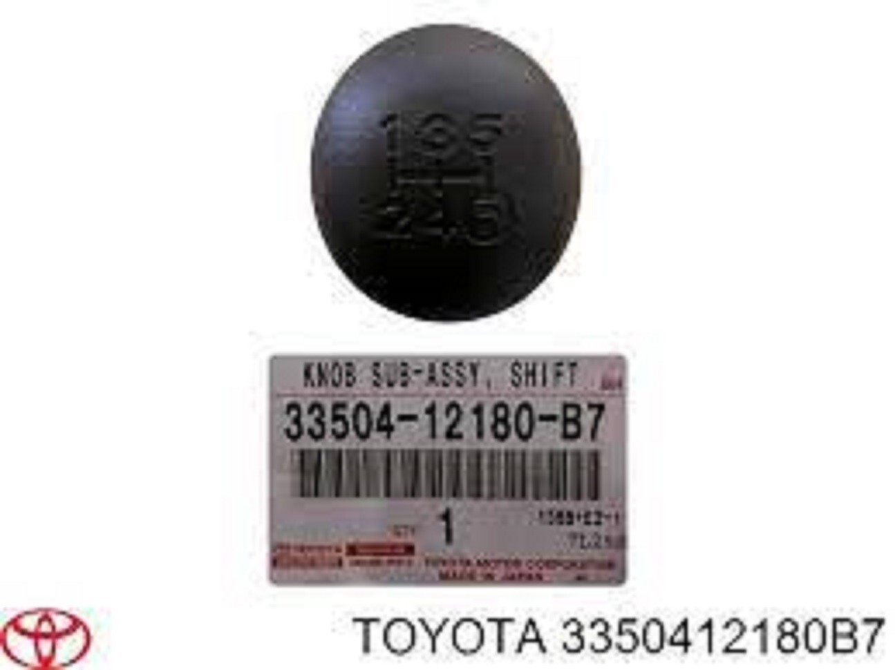 Toyota Genuine OEM KNOB SUB-ASSY, SHIFT LEVER HIACE KDH2##,LH2## 33504 ...