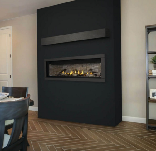 Napoleon Ascent Linear 56" Direct Vent Fireplace, NG, Elec, Ignition ...