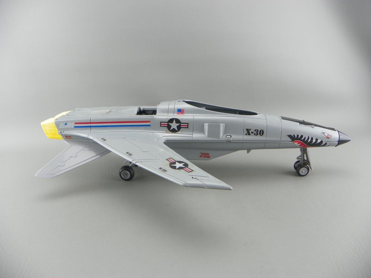 Vintage 1986 Hasbro ARAH GI Joe CONQUEST X-30 Jet & Parts Unbroken ...