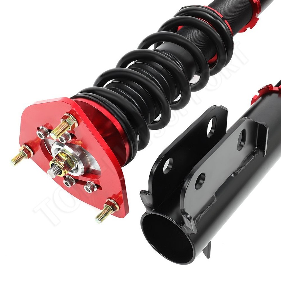 Red Coilovers Fits 2002-07 Impreza WRX GDA Struts Struts Springs Kits ...