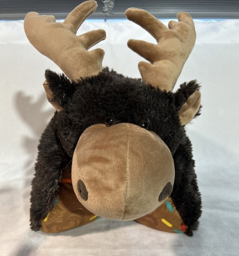 Pillow Pets Wild Moose Stuffed Animal Plush Toy 18 Inches, Brown, Large ...