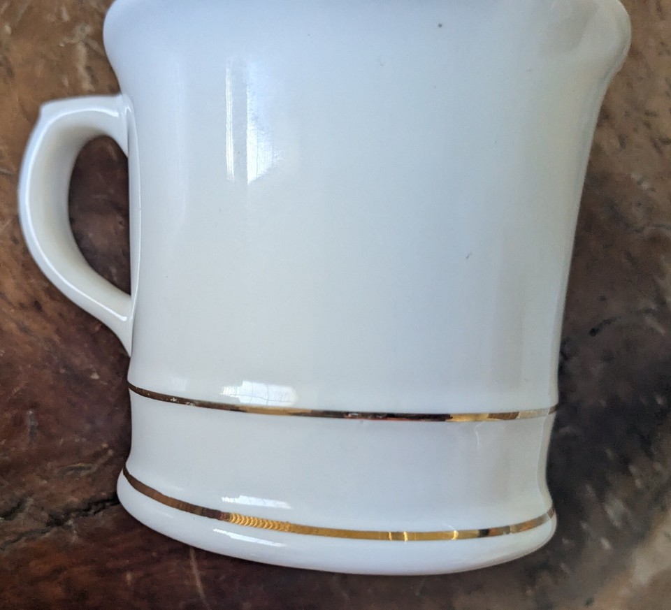 Vintage Harvard Mug Gold Trim Red Logo American Decorators 3.5" | eBay