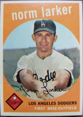 Norm Larker Topps 1959 #107 | eBay