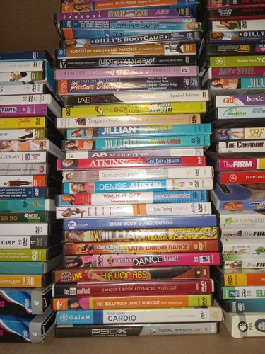 100s of WORKOUT YOGA TONING ABS DVDS! BUY MORE & SAVE! TOP TITLES LOSE ...