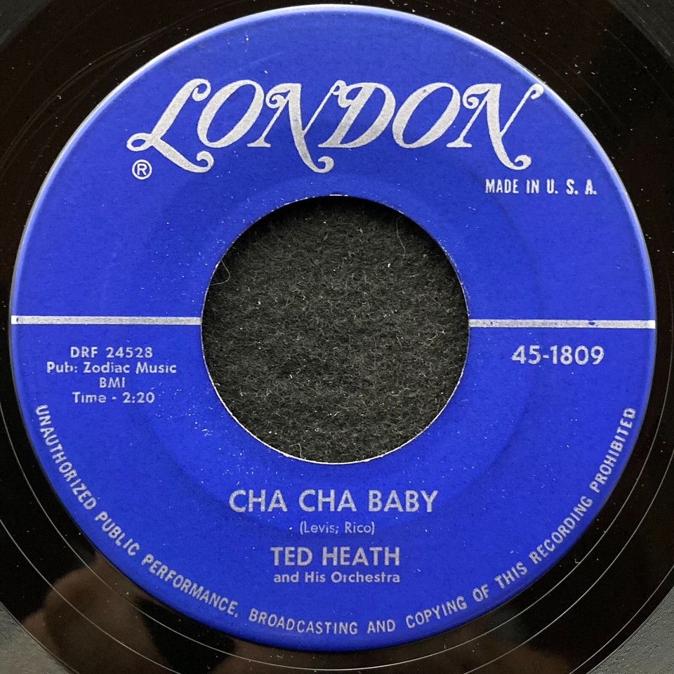 Tom Hark/Cha Cha Baby by Ted Heath (London 1809) 7" EX | eBay