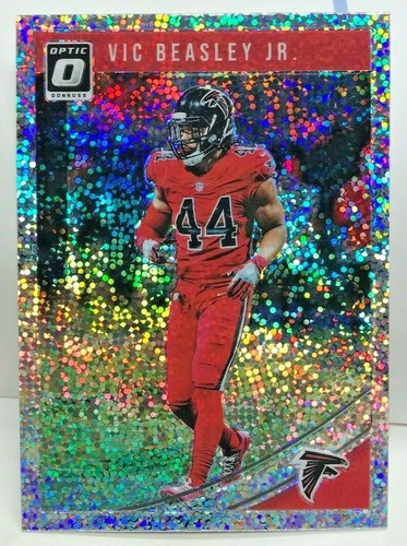 Vic Beasley Jr. 2018 Donruss Optique Blanc Sparkle Prisme Sp #7 ...