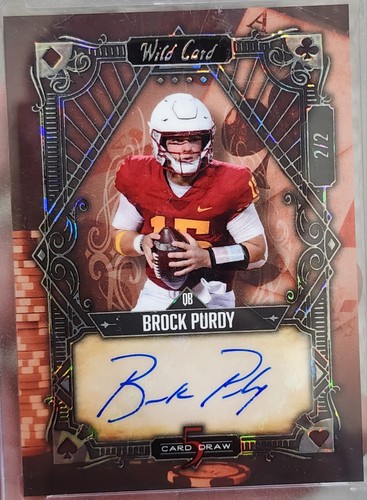 2022 Wildcard Brock Purdy 5 Card Draw Auto 2/2. | eBay