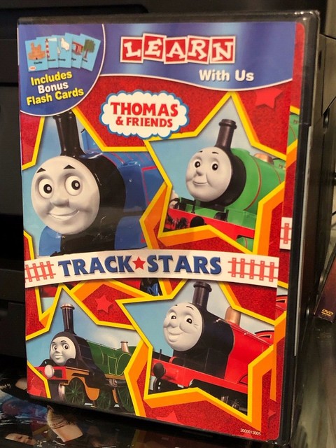Thomas Friends - Track Stars (DVD, 2011, With Flashcards) for sale ...
