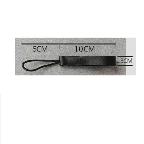 2 Pack Fob Lanyard Car Keychain Cowhide Leather Non-metallic Key Strap ...