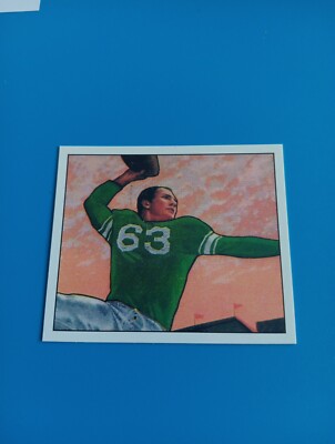 Y. A. Tittle 1950 Bowman Reprint Football Card Baltimore Colts #5 | eBay