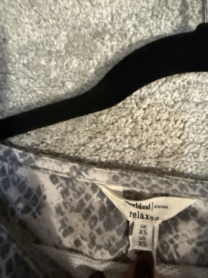 Ladies River Island Snake Print Tracksuit XS | eBay UK