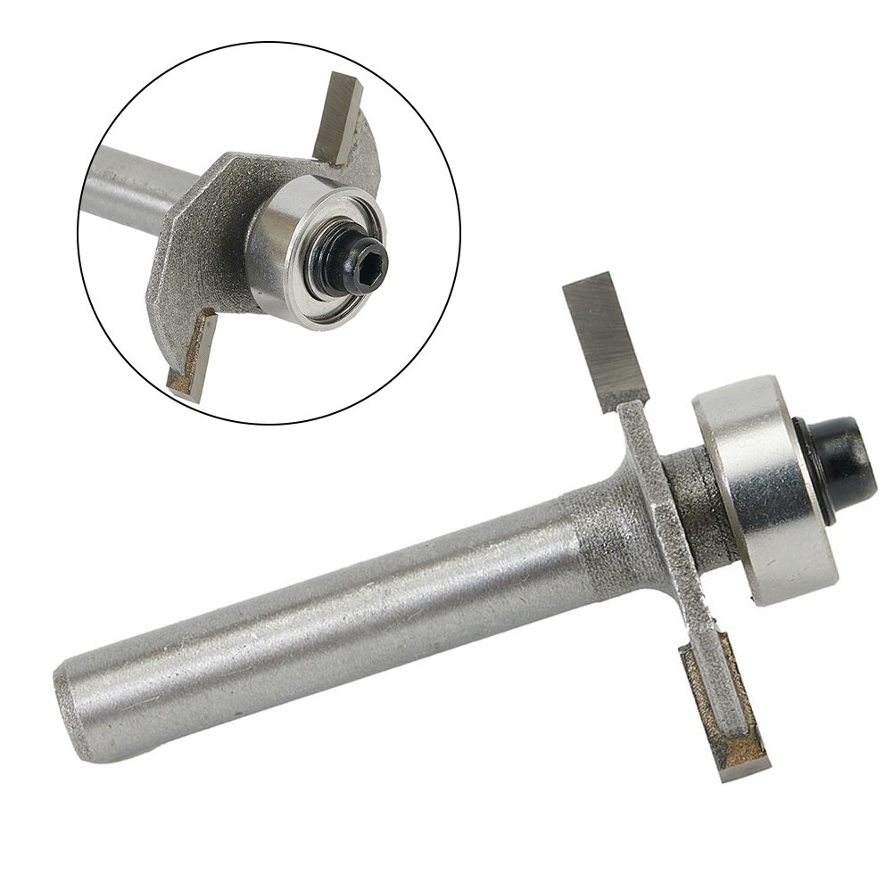 High Speed Steel T Slot Cutter Router Bit 1/4 Shank 2 Flutes Cutter ...