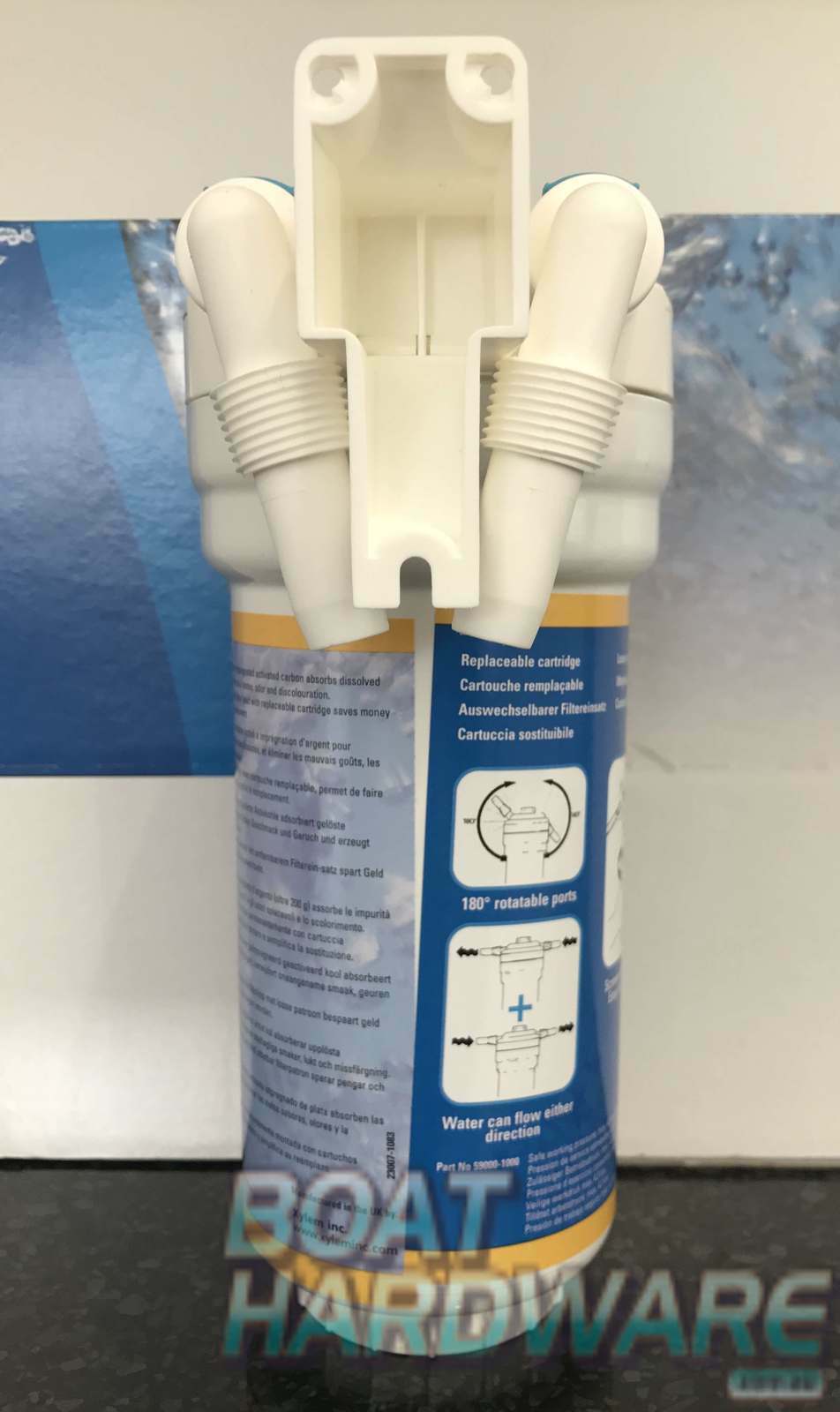 Jabsco Aqua Filta Complete Filter Caravan Boat Drinking Fresh Water ...