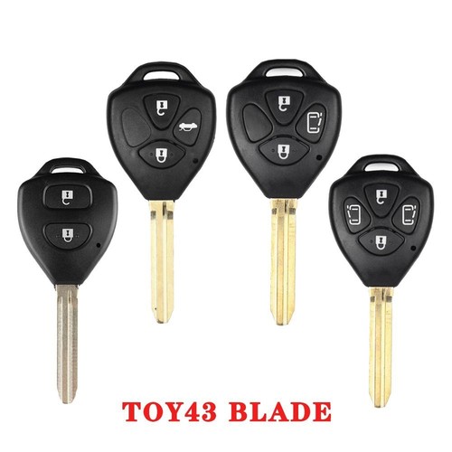 2/3/4 Button Remote Car Key Case Remote Key Shell Crown/Avalon/Venza ...
