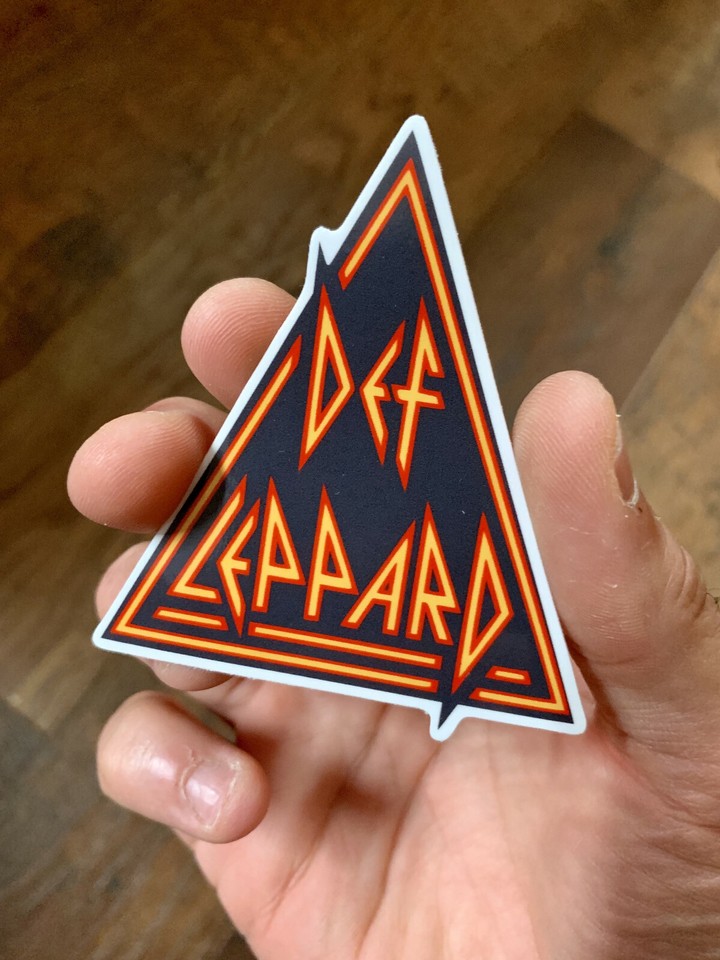 Def Leppard 3" Premium Quality Vinyl Decal Sticker Heavy Metal Rock Joe ...