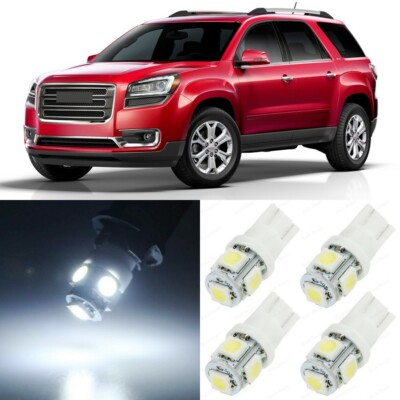 18 x Xenon White Interior LED Lights Package For 2007- 2015 GMC Acadia ...