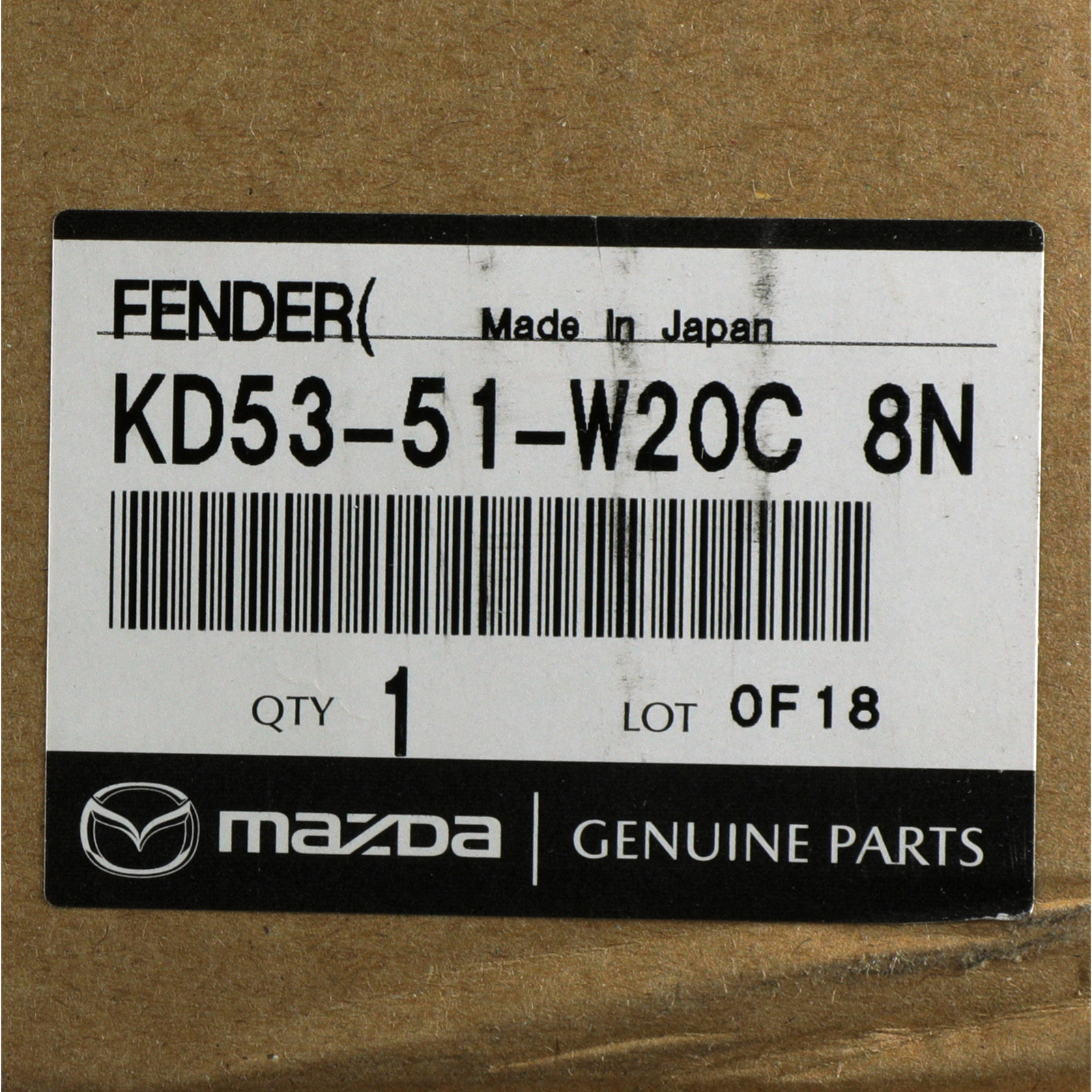 OEM NEW 2013-2016 Mazda CX-5 Wheel Opening Molding Fender Right KD53-51 ...