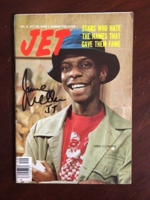 Jimmie Walker (JJ),"Autographed" 1977 JET Magazine (No Label), (JSA ...