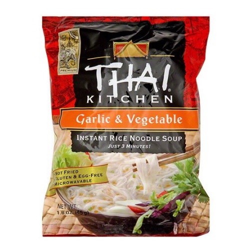 Thai Kitchen Instant Rice Noodle Soup Garlic and Vegetable Mild 1.6 Oz ...