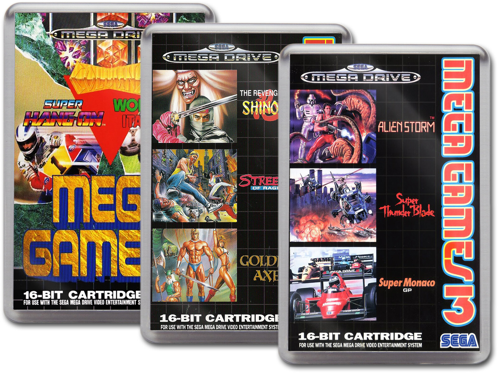 Mega Games Series Sega Mega Drive Classic Box Art Quality Fridge Magnet | eBay