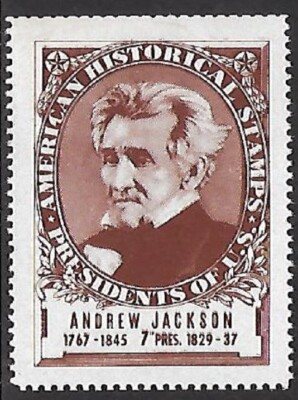 American Historical Stamps: 7th U.S. President Andrew Jackson 1829-1837 ...