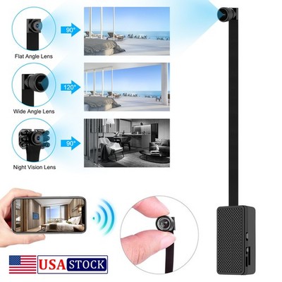 Mini Wireless Wi-Fi HD 1080P Small Pinhole DIY Night Vision Camera DVR ...