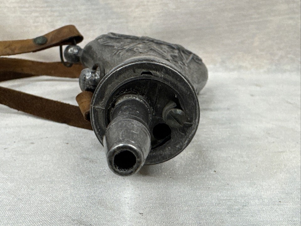 USA Powder Flask Replik 19.Jh E Pluribus Unum Eagle Metall Leder Deko ...