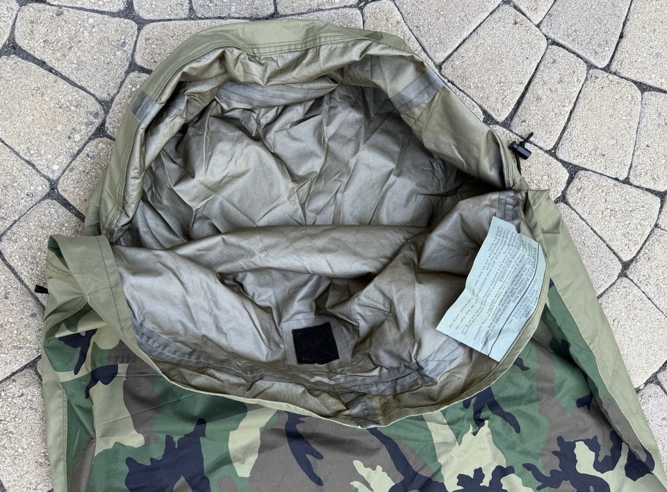 US GI Army USMC Woodland Bivy Cover for Modular Sleep System MSS Bag ...