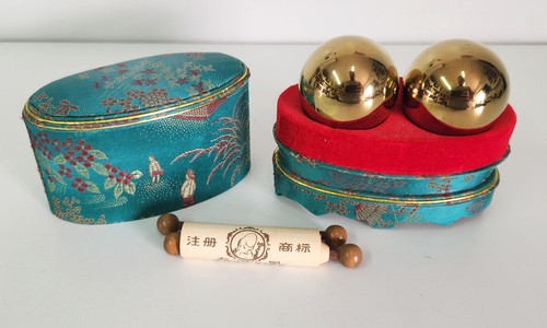 Vintage Shou Xing Chinese Baoding Balls, Chiming Stress Balls, Meditation | eBay