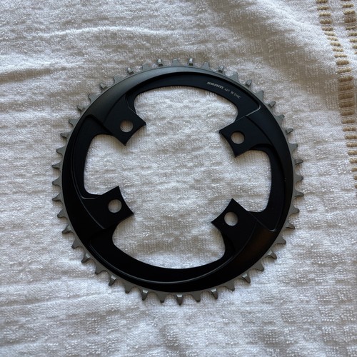 SRAM X-Sync Road Chainring 46t 107 BCD 4-Bolt 1x12-Speed Aluminum Blast ...
