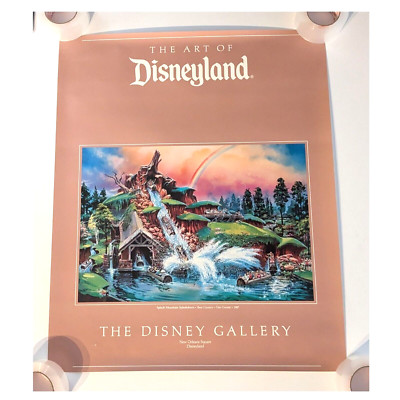 Rare Splash Mountain 1988 The Art Of Disneyland Disney Gallery Poster ...