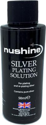 Nushine Silver Plating Solution 50ml - permanently plate PURE SILVER onto worn s | eBay Australia
