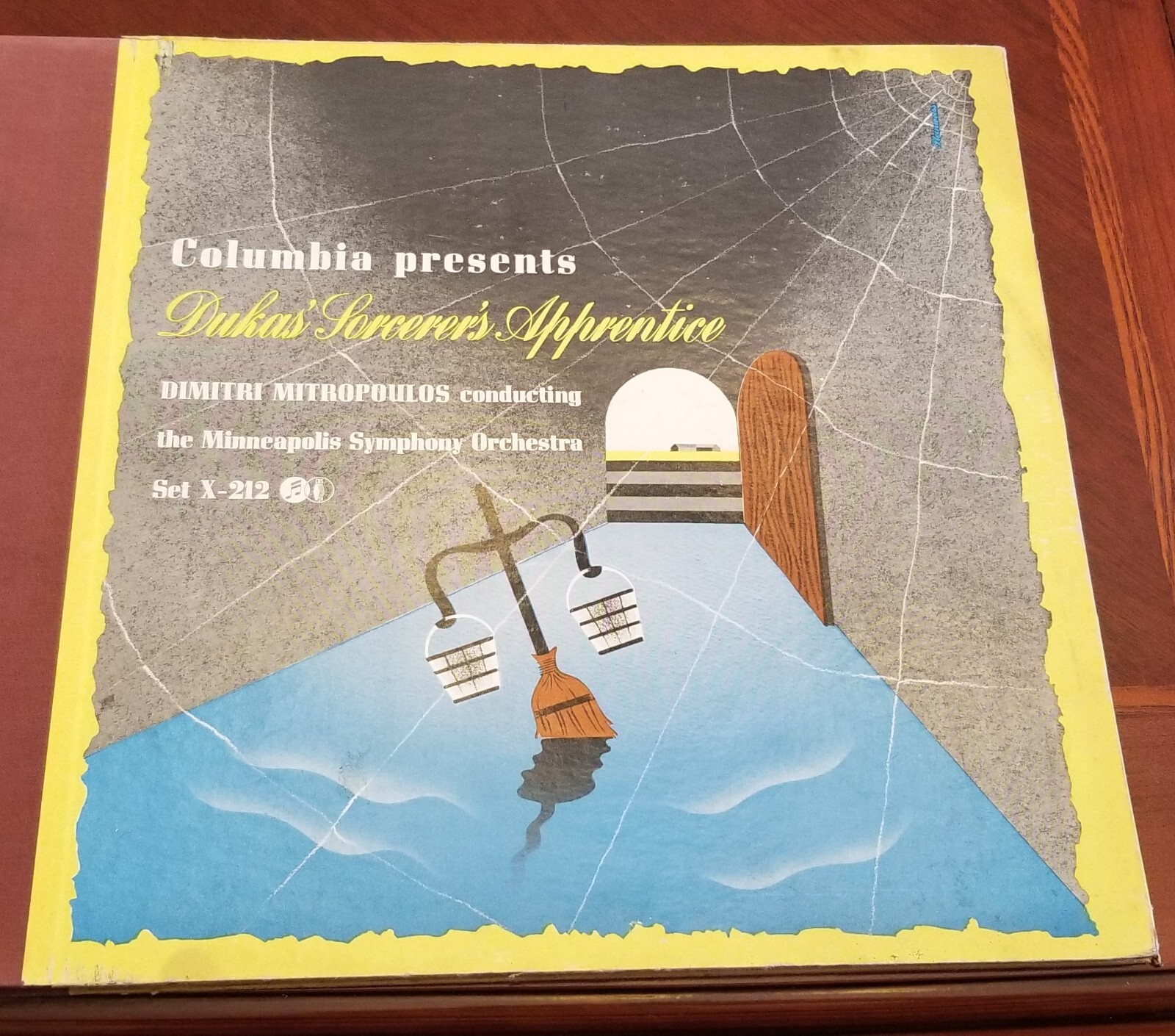 COLUMBIA 1942 MX212~2 RECORD SET~78RPM~DUKAS' SORCERER'S APPRENTICE ...