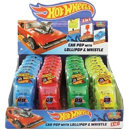 920943 4 X 7G CAR HOT WHEELS CANDY CAR POP WITH LOLLIPOP AND WHISTLE 3 ...