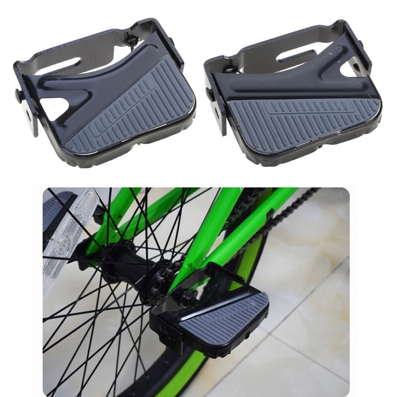 Folding Bicycle Metal Rear Pedals Bicycle Foot Rest Pegs Cycling ...