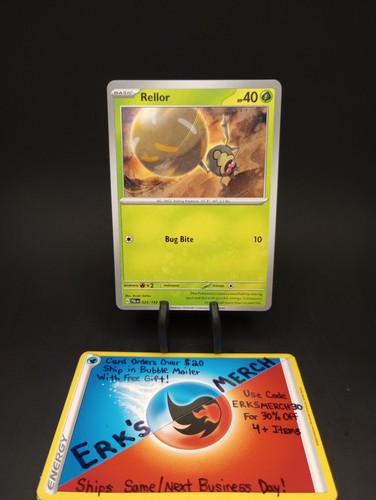 Rellor 025/193 Paldea Evolved NM Regular Common Pokemon Card | eBay