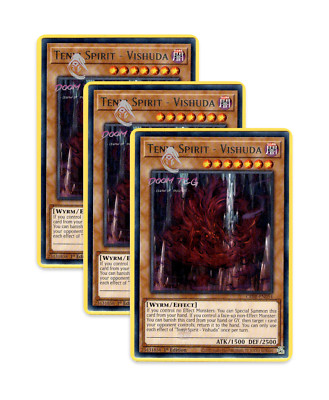 Yugioh! Tenyi Spirit - Vishuda CRBR-EN054 (R) 1st Ed 3x "Wyrm/Tenyi ...