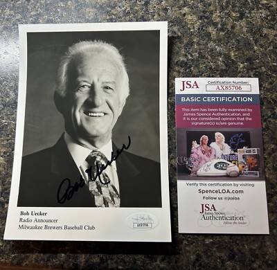 Bob Uecker Signed Photo JSA Certified Autograph Rare Auto Brewers | eBay
