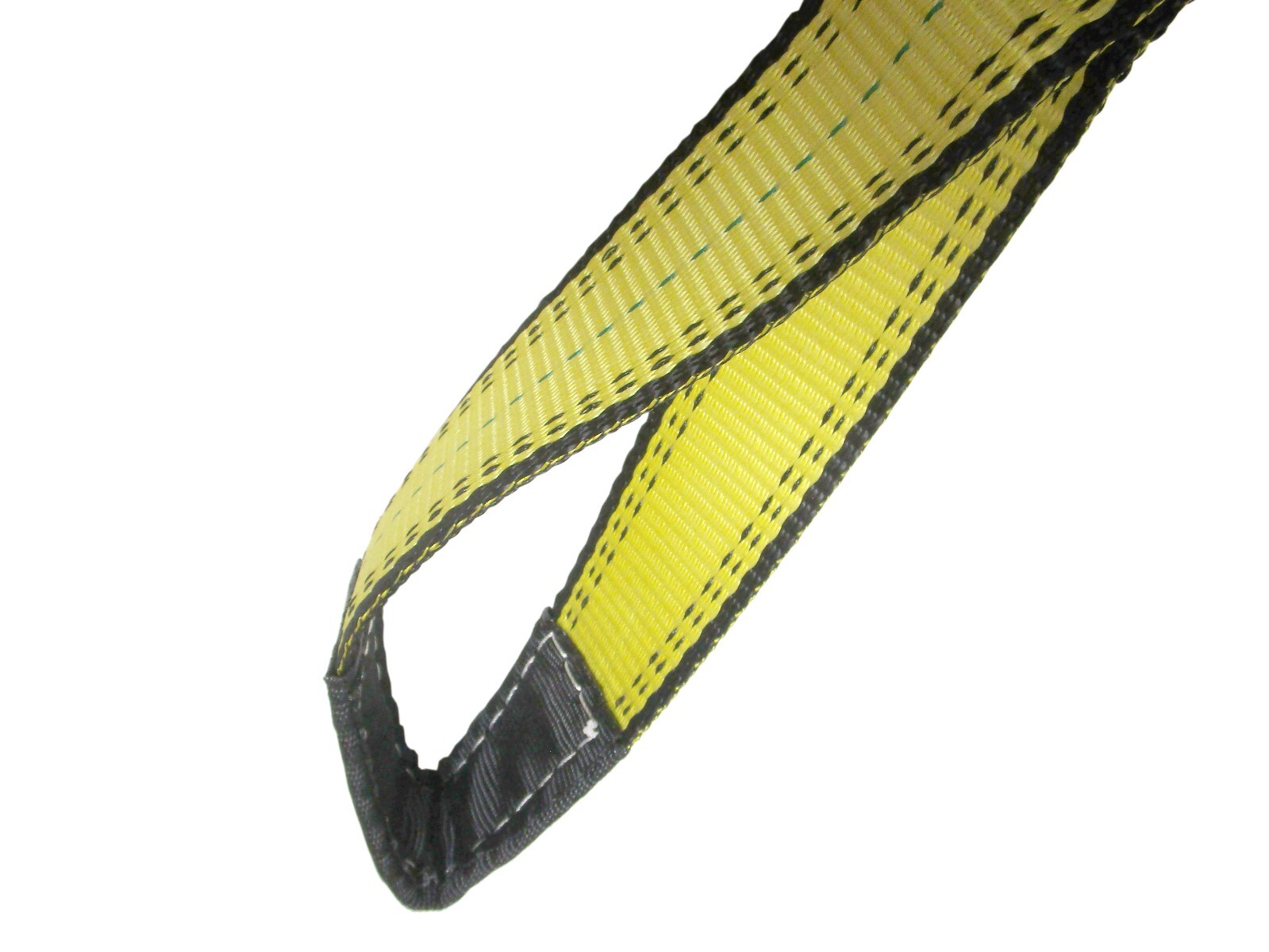 2" x 3 ft Web Lifting Sling Tow Strap 2-ply Eye & Eye Tagged Rated (2 ...