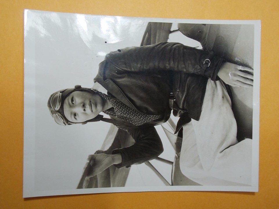 US 1932 China "Miss Lindbergh-Leah Hing" Real Photo Flying Tiger Member ...