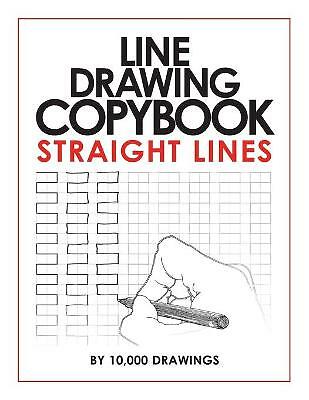 Line Drawing Copybook Straight Lines by 10 000 Drawings (Paperback ...