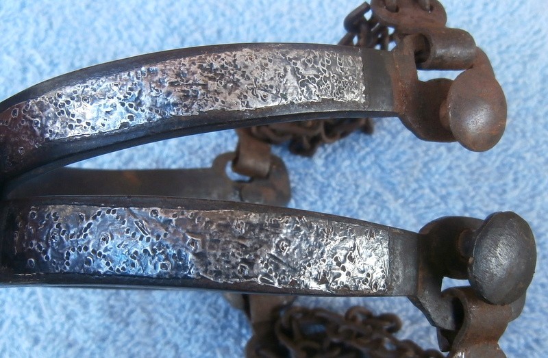 Antique Old Silver Iron Cowboy 2 Pc. Hand Forged Horse Spurs w/ Heel ...