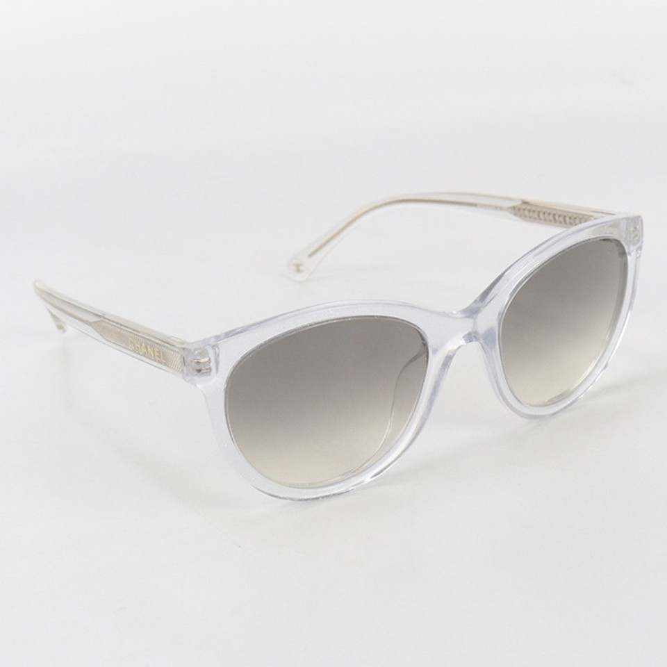 Lunettes de soleil Chanel 5523-U 1755-32 en plastique grises d'occasion ...