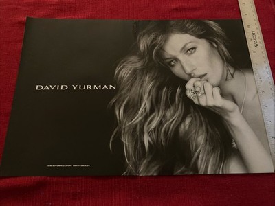 Model Gisele Bundchen for David Yurman 2-page 2013 Print Ad | eBay