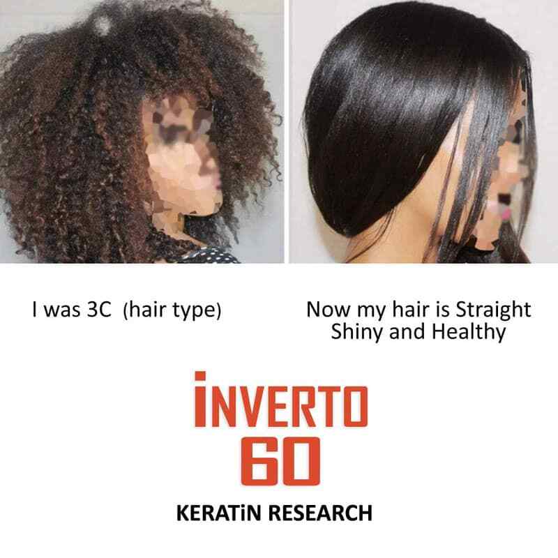 Formaldehyde-Free Inverto 60 Advanced Gel Keratin Hair Treatment ...